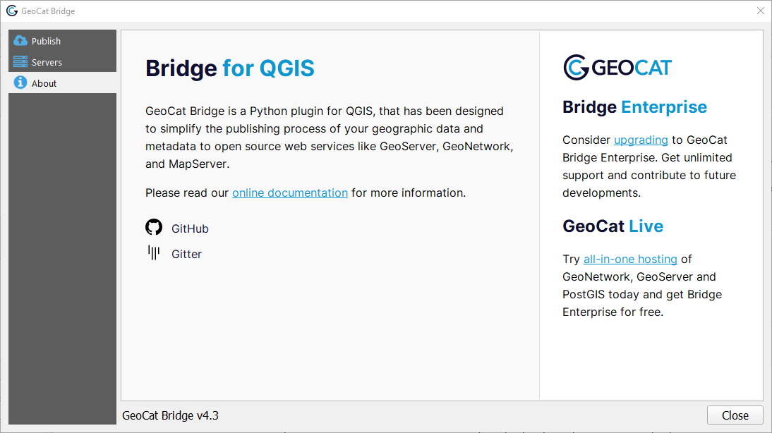 The Bridge Dialog — GeoCat Bridge for QGIS 4.4.2 documentation